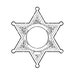 6 Point Star Badge V2 SVG Vector Police Sheriff (Download Now) - Etsy