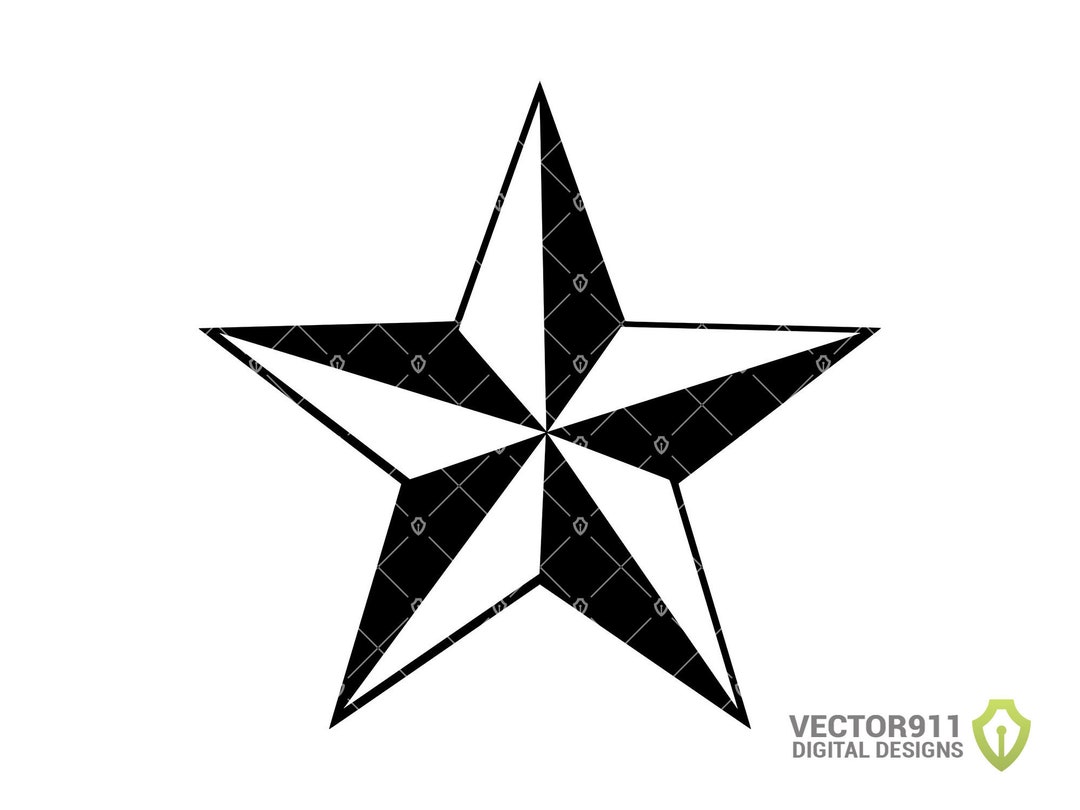 Texas Star Digital Vector .ai, .svg, .png - Etsy