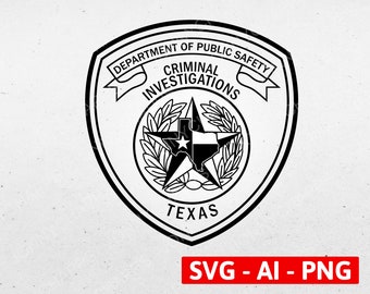 Texas Dps Svg - Etsy