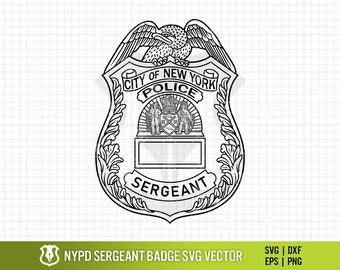 NYPD Patch PNG, JPF, New York City Police Department - Etsy
