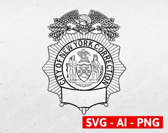 New York State Department of Corrections Svg - Etsy