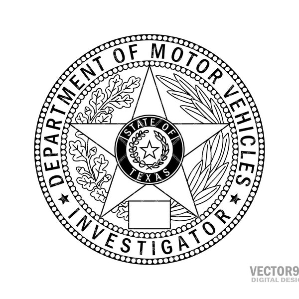 Texas Dps Badge - Etsy