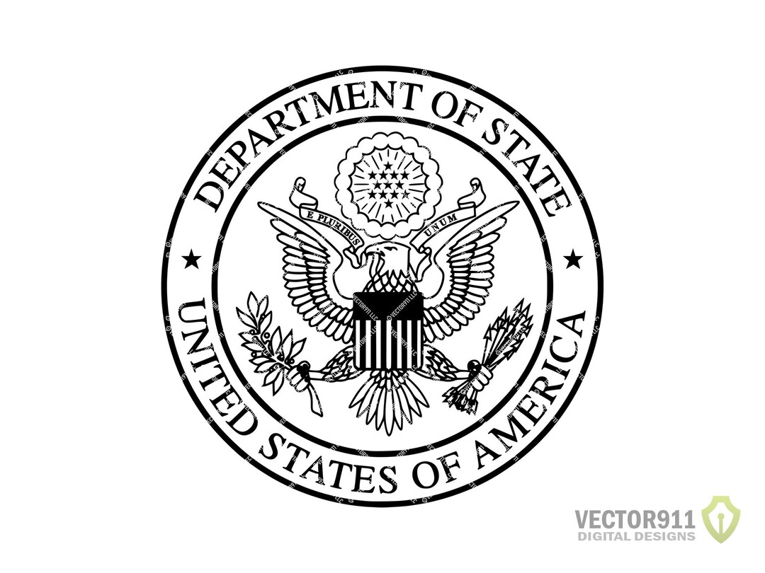 Department of State Seal Digital Vector .ai .svg .png - Etsy