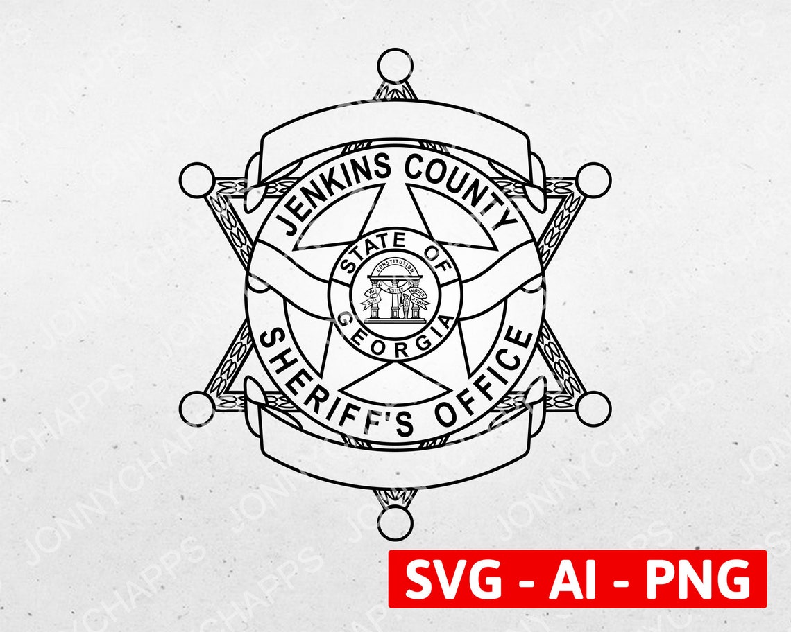 Jenkins County GA Sheriff Department Badge GA Deputy - Etsy