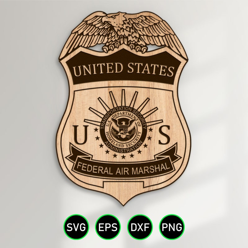 Marshal Badge Svg - Etsy