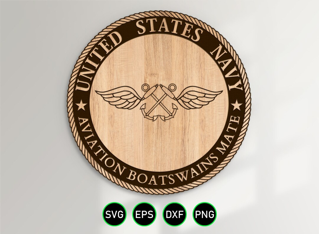 Navy Aviation Boatswains Mate Emblem SVG, USN AB Rating Insignia ...