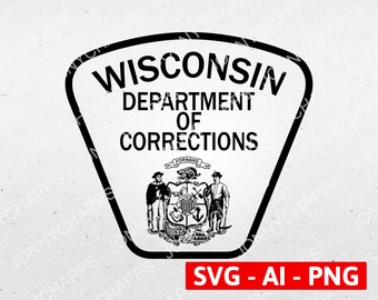 Department of Corrections Logo - Etsy