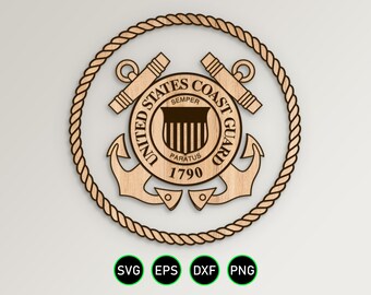 Us Coast Guard - Etsy