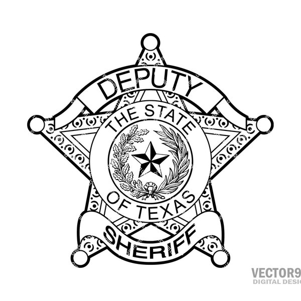 Deputy Star Badge - Etsy
