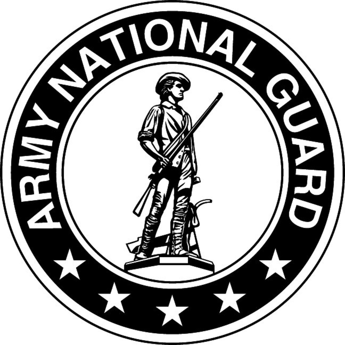 US Army National Guard Seal ARNG Logo Emblem Digital Vector - Etsy