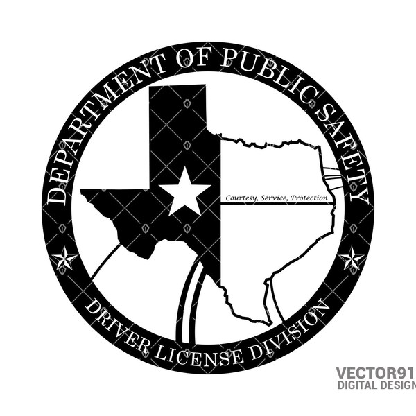 Texas Dept of Public Safety Badge - Etsy UK
