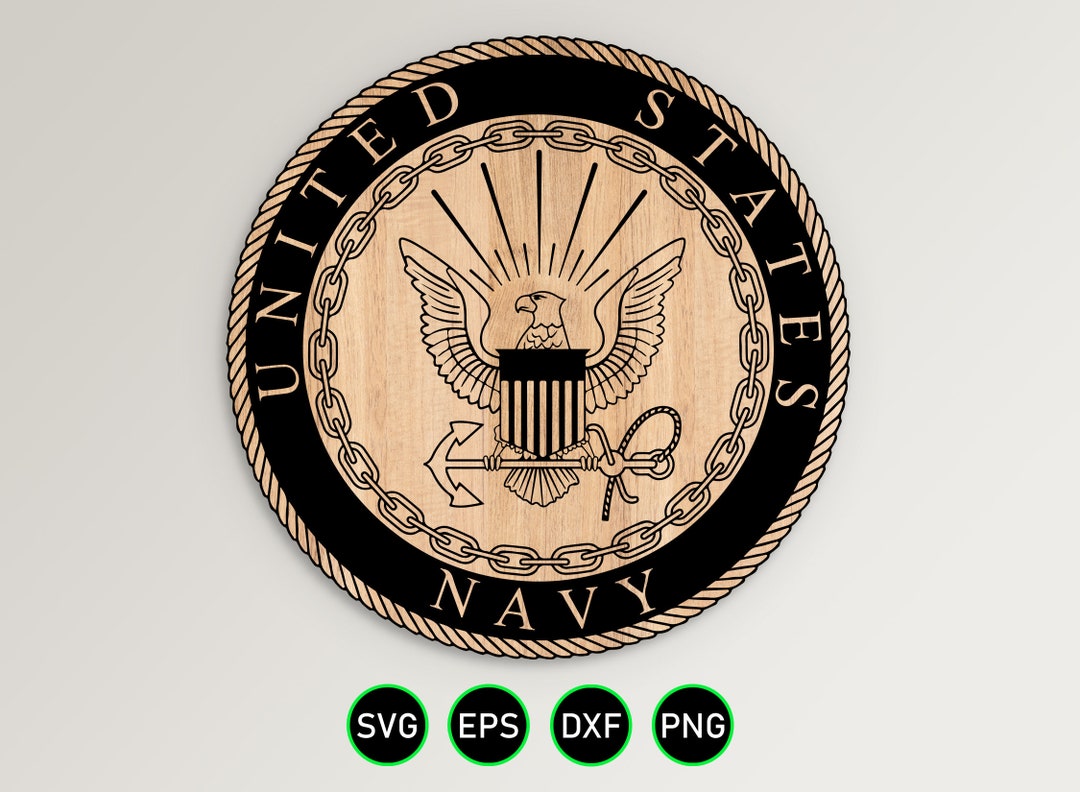 Navy Seal SVG, USN Eagle Emblem Vector Clipart, Digital Download Cnc ...