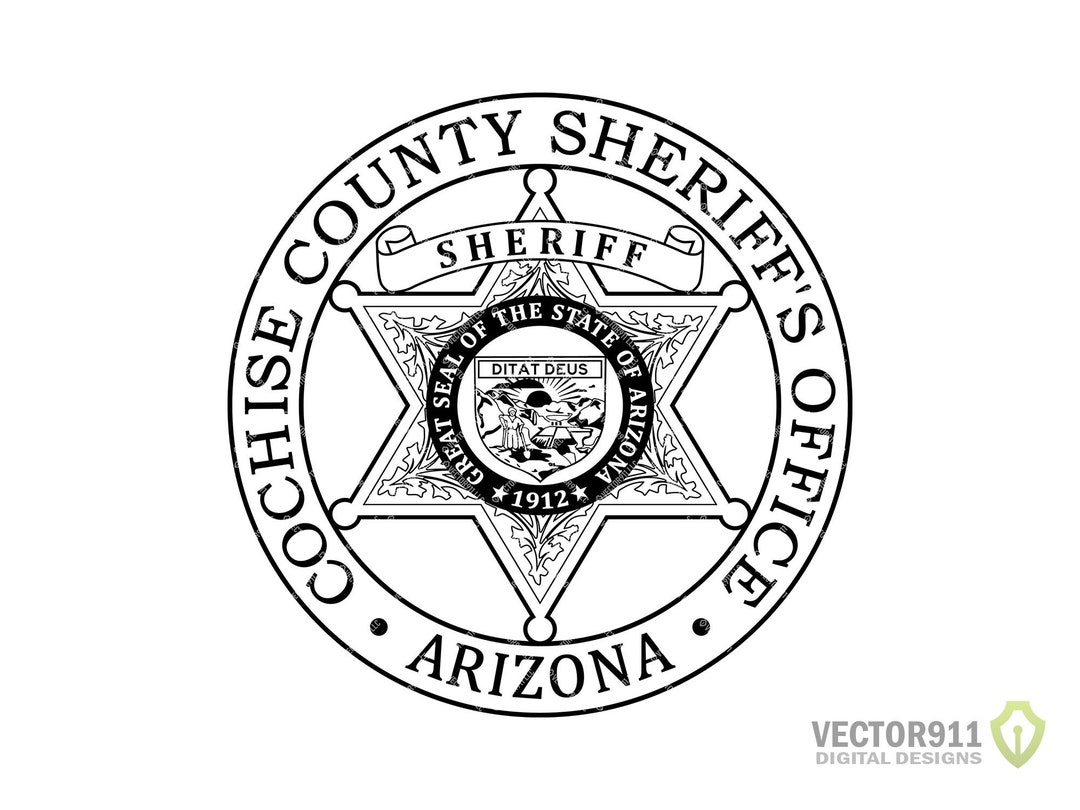 Cochise County Arizona Sheriff's Office Badge, AZ Sheriff Department ...