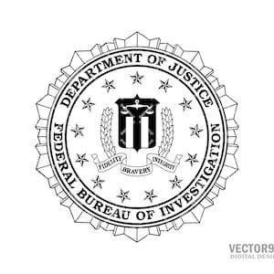 Department Of Justice Fbi Logo