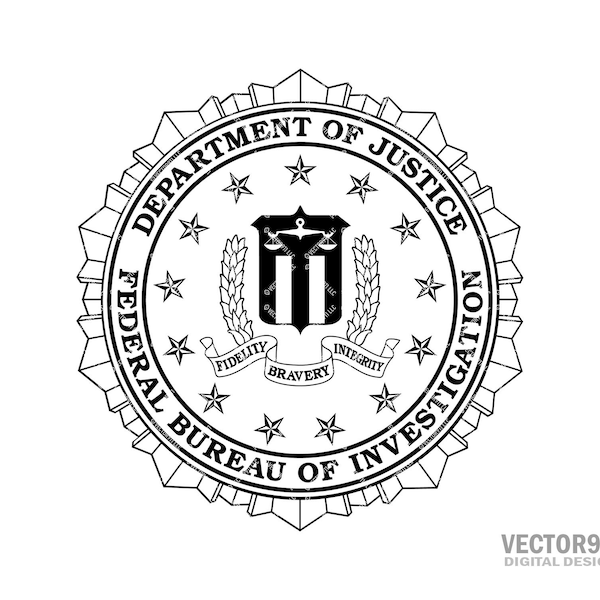 Fbi Badge - Etsy