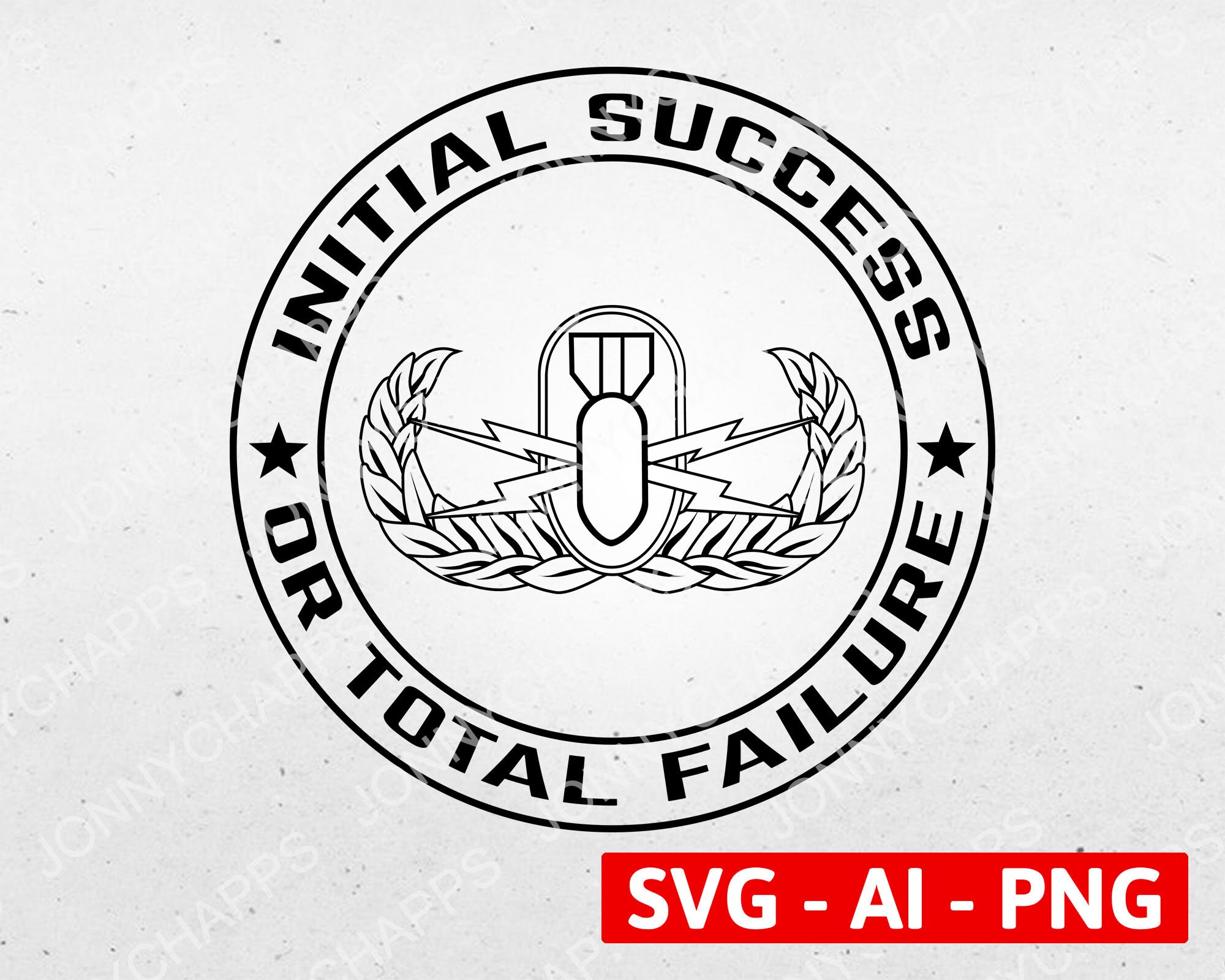 EOD Explosive Ordnance Disposal Basic Badge Initial Success | Etsy