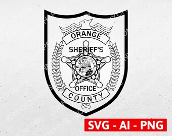 Orange County Sheriff Logo Svg - Etsy