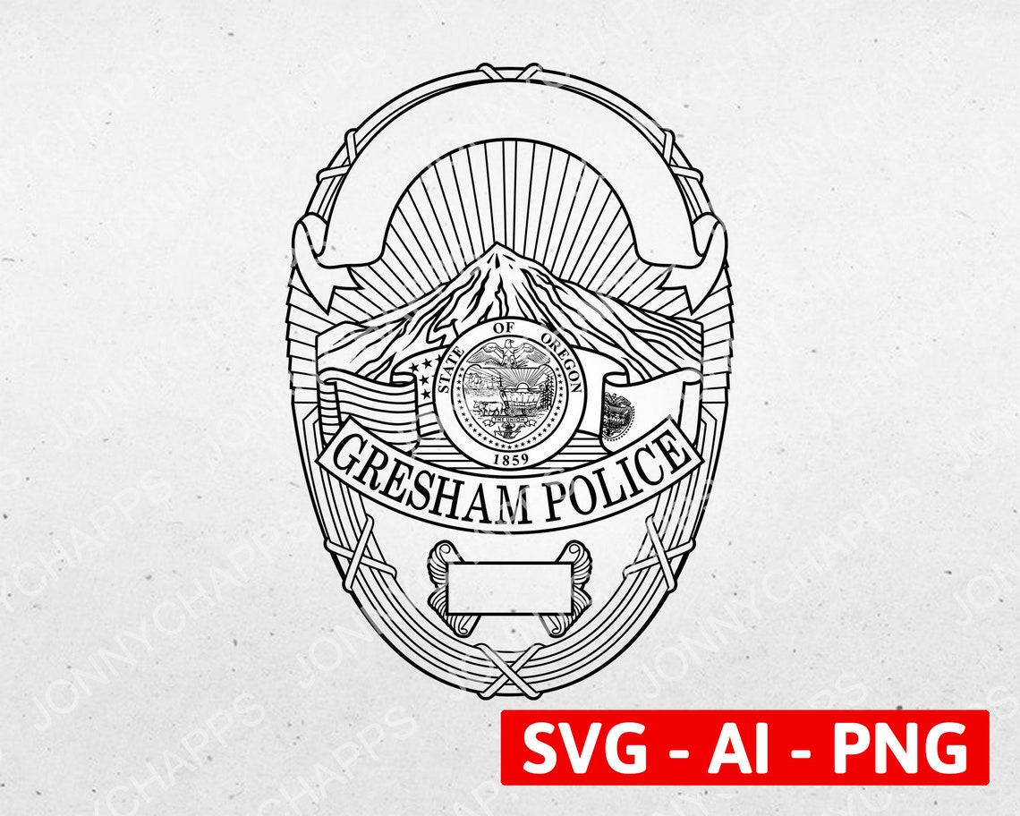Gresham Oregon Police Department Badge Gresham OR City Law - Etsy