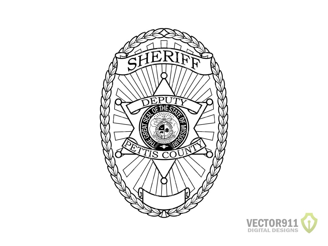 Pettis County MO Sheriff Department Deputy Badge, Missouri Law ...