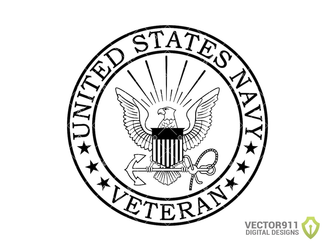 U.S. Navy Eagle Veteran Emblem Standard Navy Seal Vet Logo - Etsy U.S. Navy Eagle Veteran Emblem Standard Navy Seal Vet Logo - Etsy