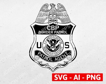 Border Patrol Svg | Etsy