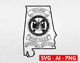 Alabama State Logo - Etsy