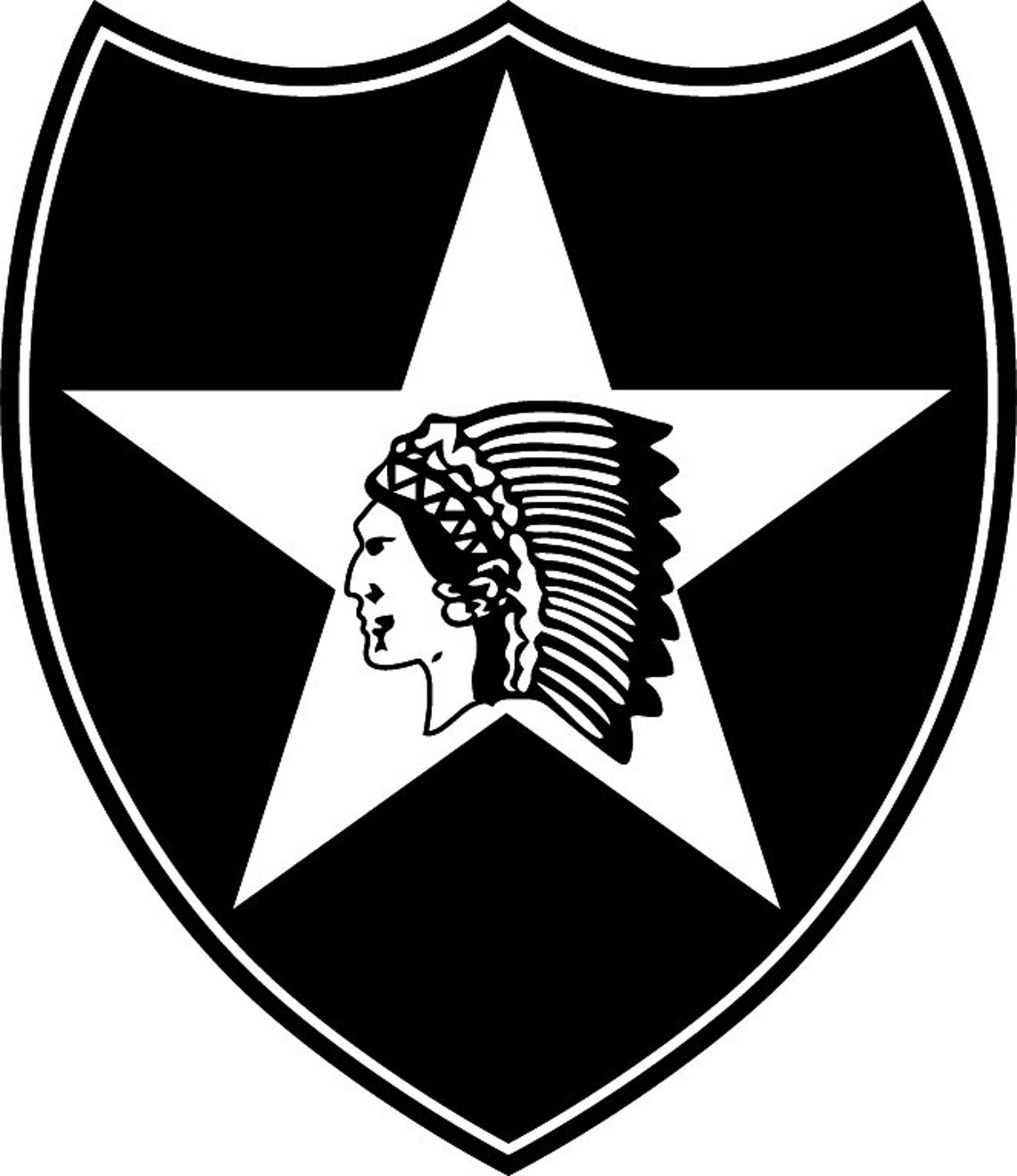 US Army 2nd Infantry Division Logo Patch Pin Insignia Digital | Etsy India