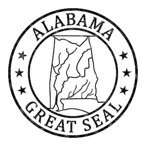 Alabama State Seal SVG Bundle Great Seal of Alabama PNG Bundle AL State ...