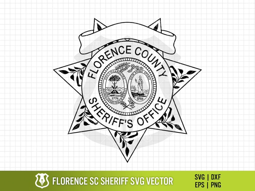 Florence County South Carolina Sheriff's Department Badge - Etsy