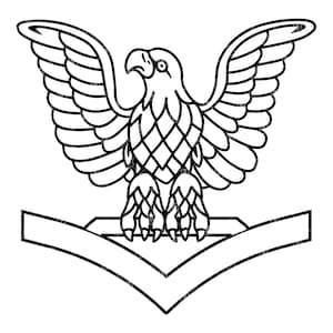 Navy Enlisted Rank Insignia SVG Bundle, E4, E5, E6 Petty Officer Pins ...