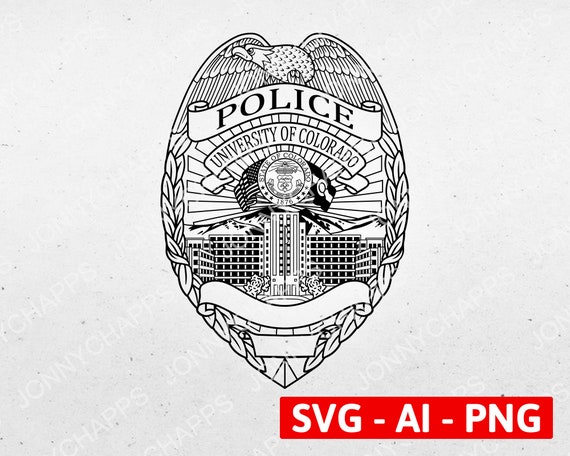 University of Colorado Police Badge CO College School Law | Etsy