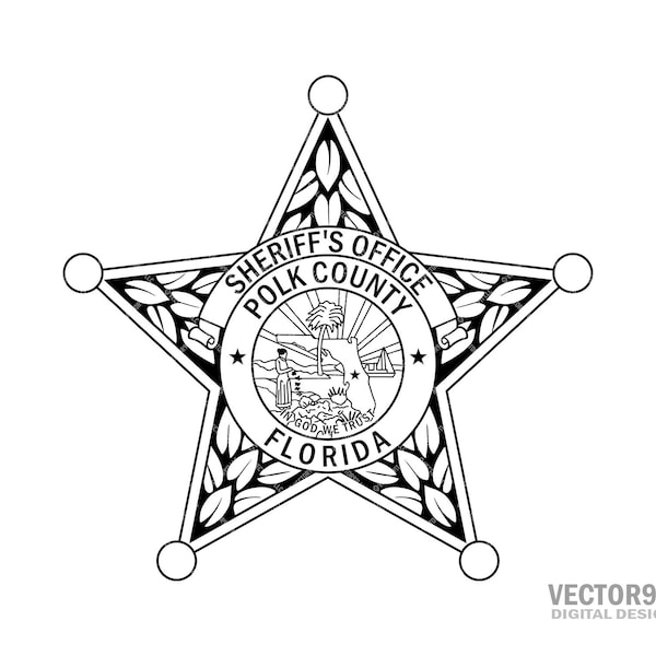 Polk County Sheriff Badge - Etsy