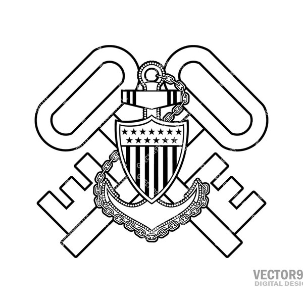 Buy Coast Guard Anchors Svg Online In India - Etsy India