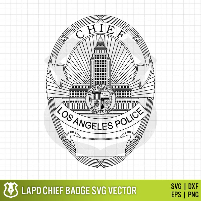 Lapd Clipart Svg - Etsy