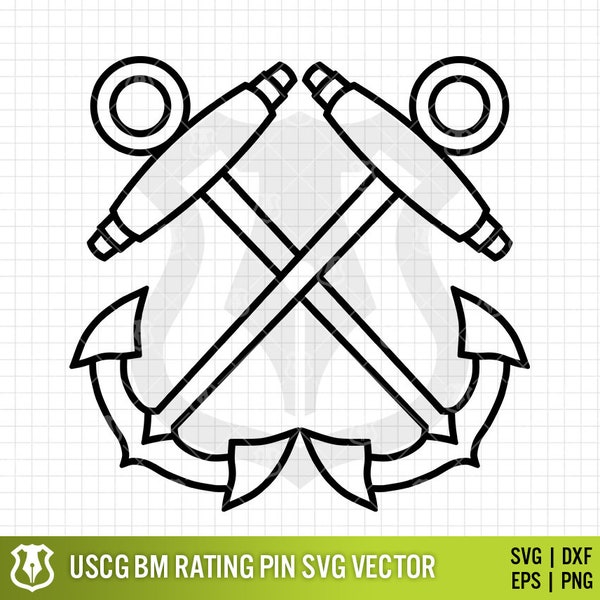 Crossed Anchors. Svg - Etsy