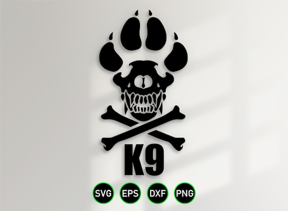 K9 Skull Logo K9 Skull Stickers For Sale | Redbubble