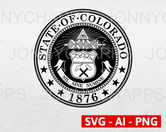Colorado State Svg | Etsy