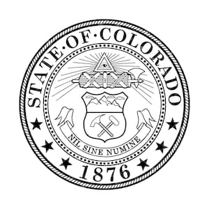 State of Colorado Seals Bundle SVG, Great Seal Simple Standard Designs ...