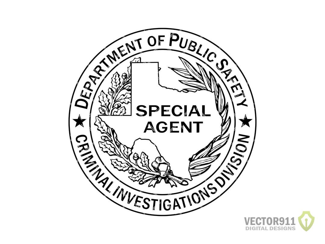 Texas DPS Criminal Investigations Special Agent Badge, TX Department of ...