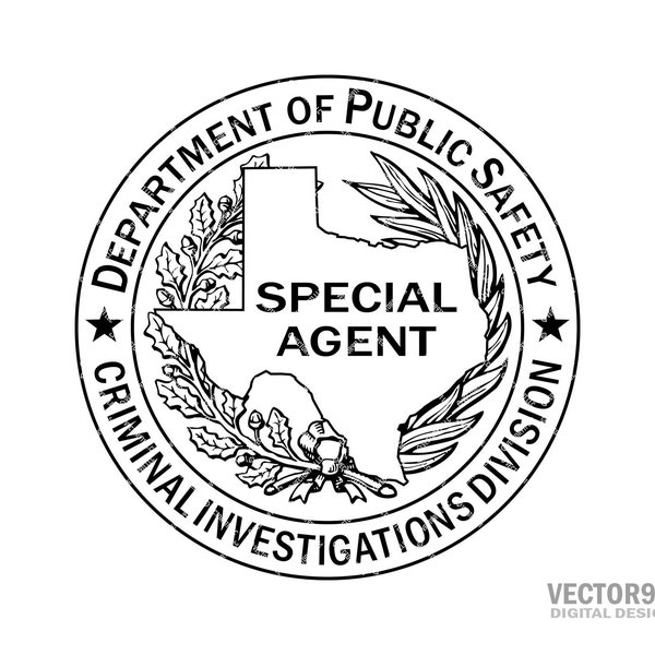 Texas Dps Badge - Etsy