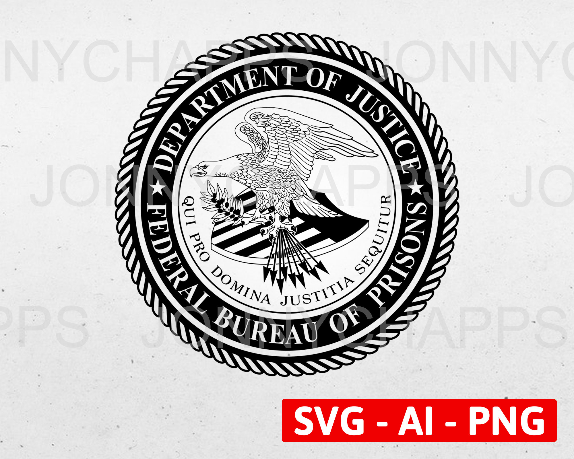 Federal Bureau Of Prisons Emblem SVG Bundle DOJ Prisons, 57% OFF