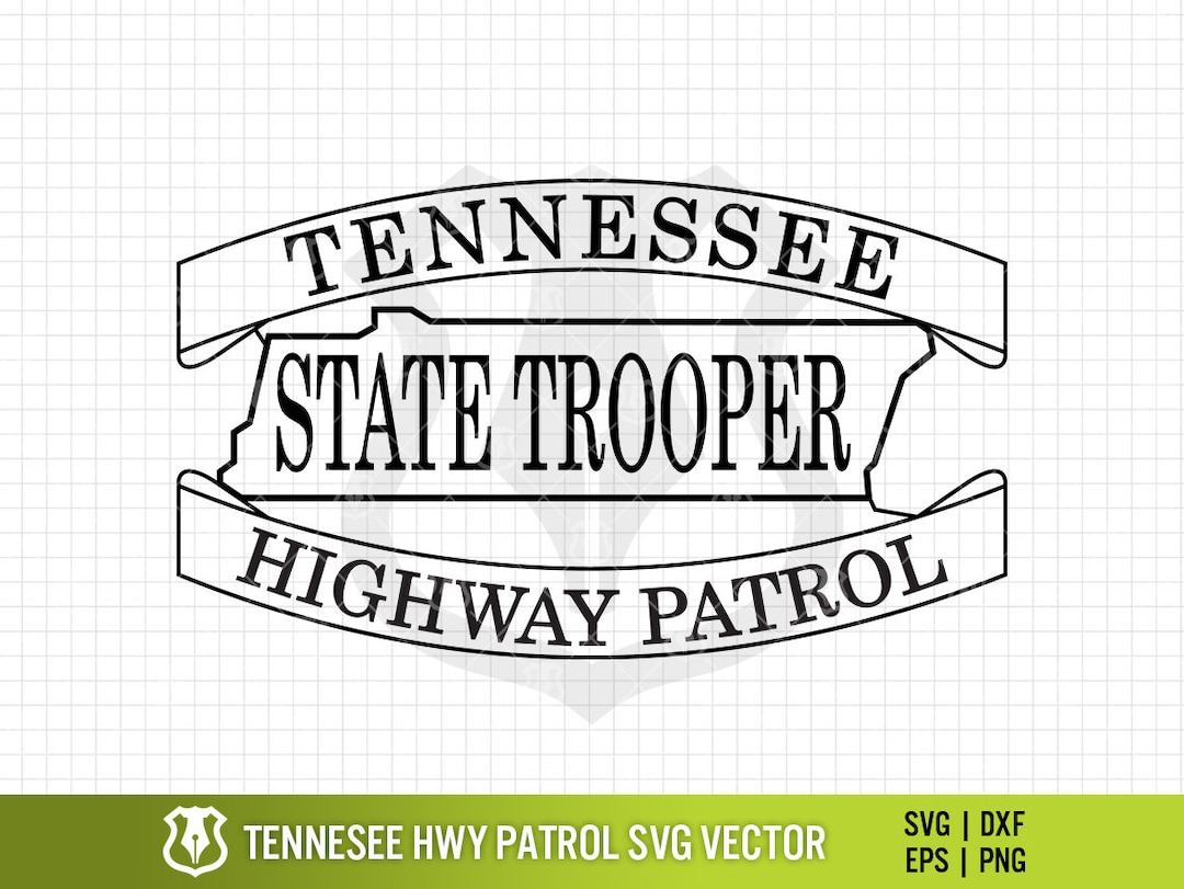 Tennessee Highway Patrol Trooper Emblem, TN State Police Logo Emblem in ... Tennessee Highway Patrol Trooper Emblem, TN State Police Logo Emblem in ...