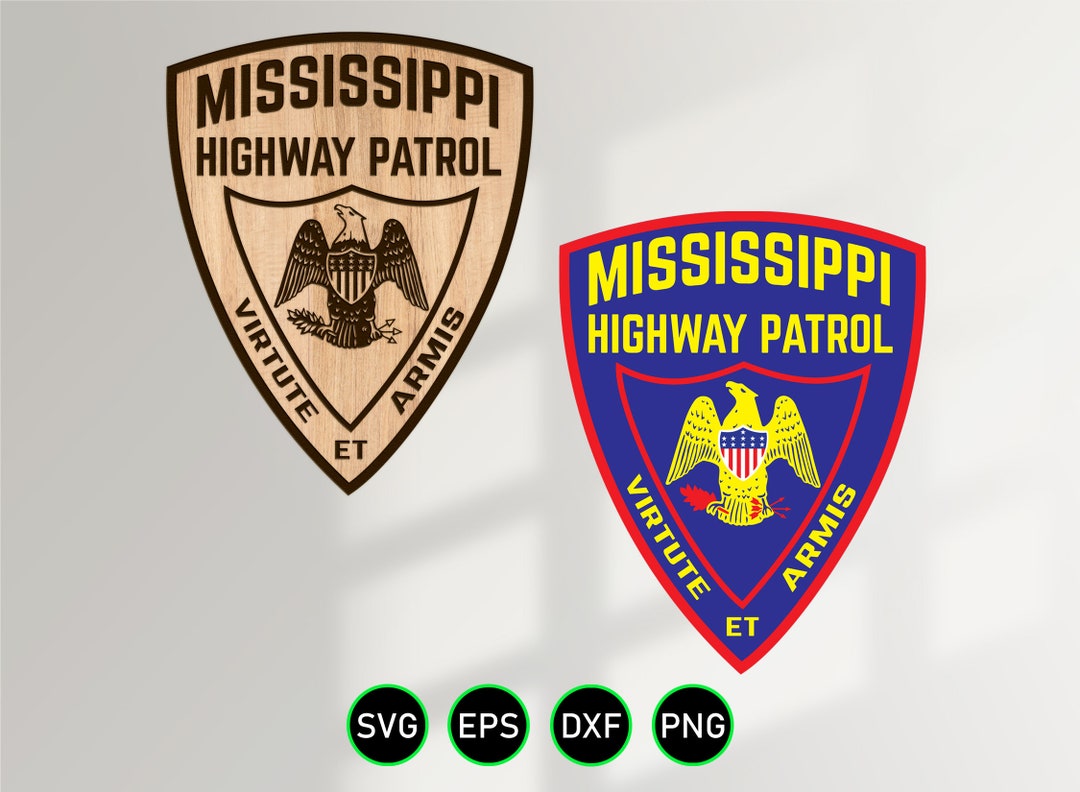 Mississippi Highway Patrol Patch SVG Bundle , MHP State Police Trooper ...
