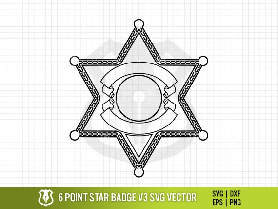 Police Badge Star Clip Art
