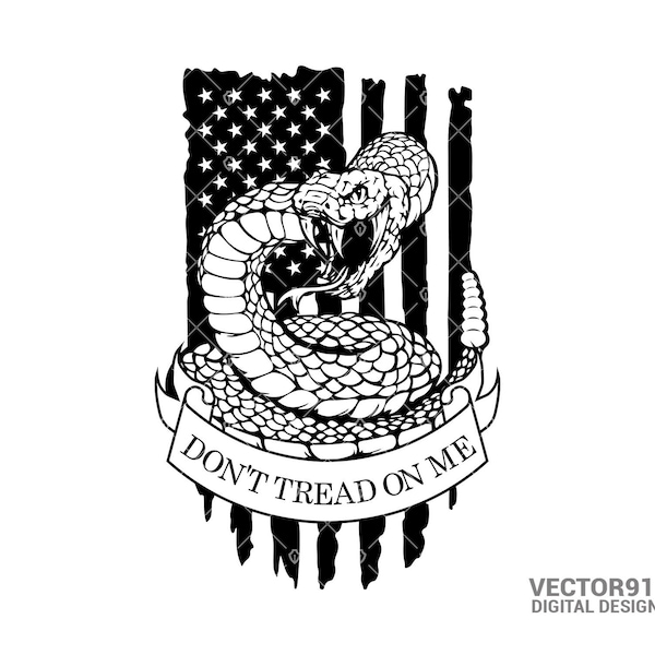 Dont Tread on Me - Etsy