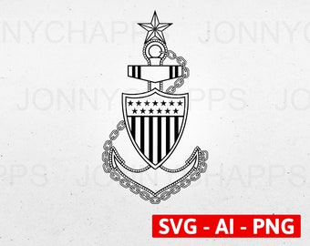 Chief Anchor Svg | Etsy