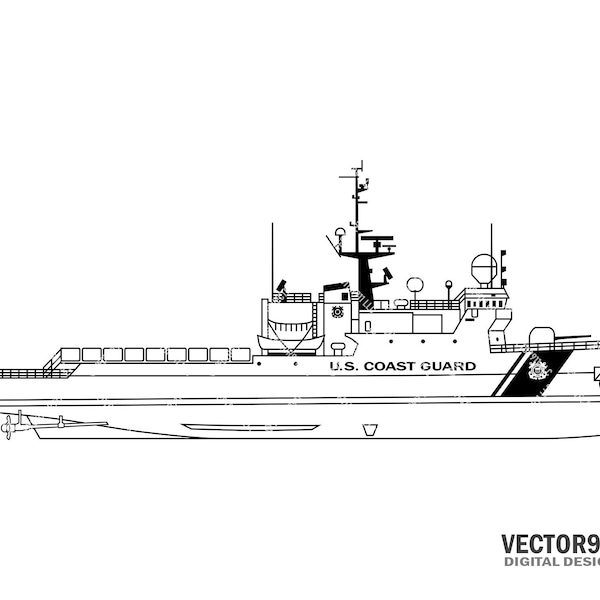 Coast Guard Laser Cut Files - Etsy