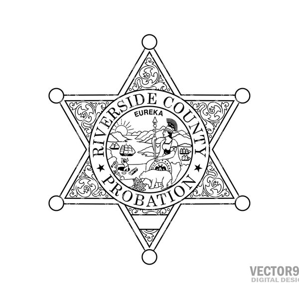 Probation Officer Badge Svg - Etsy