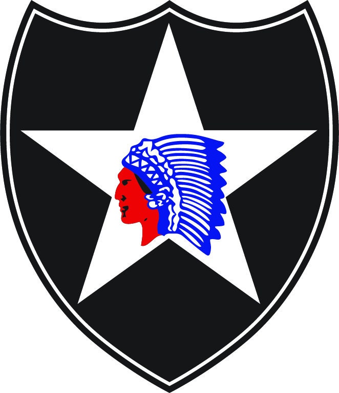 US Army 2nd Infantry Division Logo Patch Pin Insignia Digital | Etsy