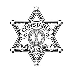Butler Kentucky Constable Badge SVG, County Law Enforcement Star Vector ...